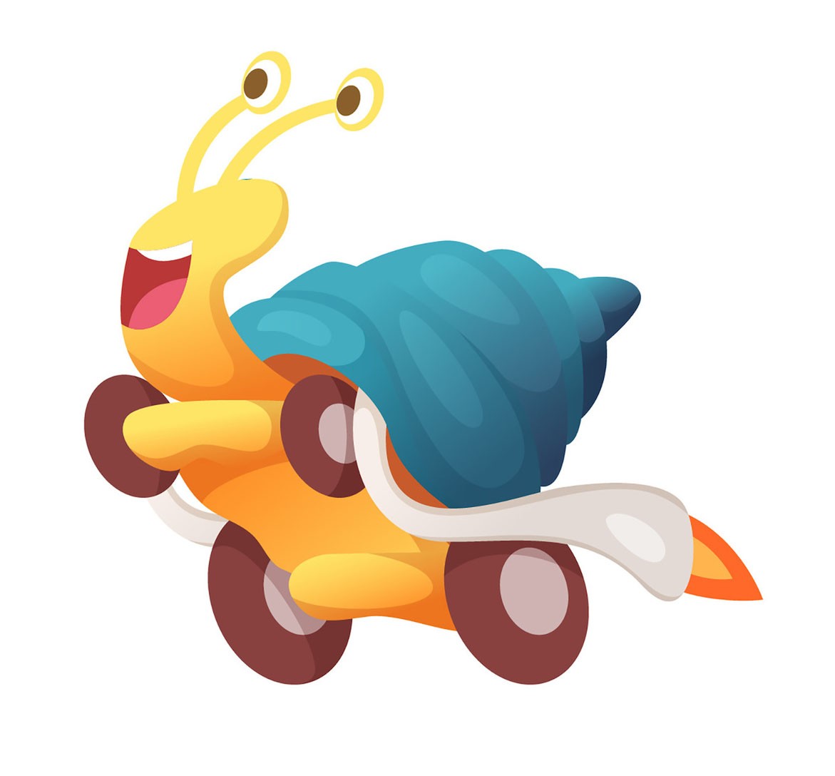 Autocollant Escargot Turbo Sticker Mignon Escargot Turbo Pour Voiture,