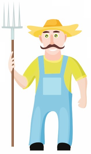 Clipart Enfant Fermier Petit Garçon Fermier Vecteur PNG , Cultiver,